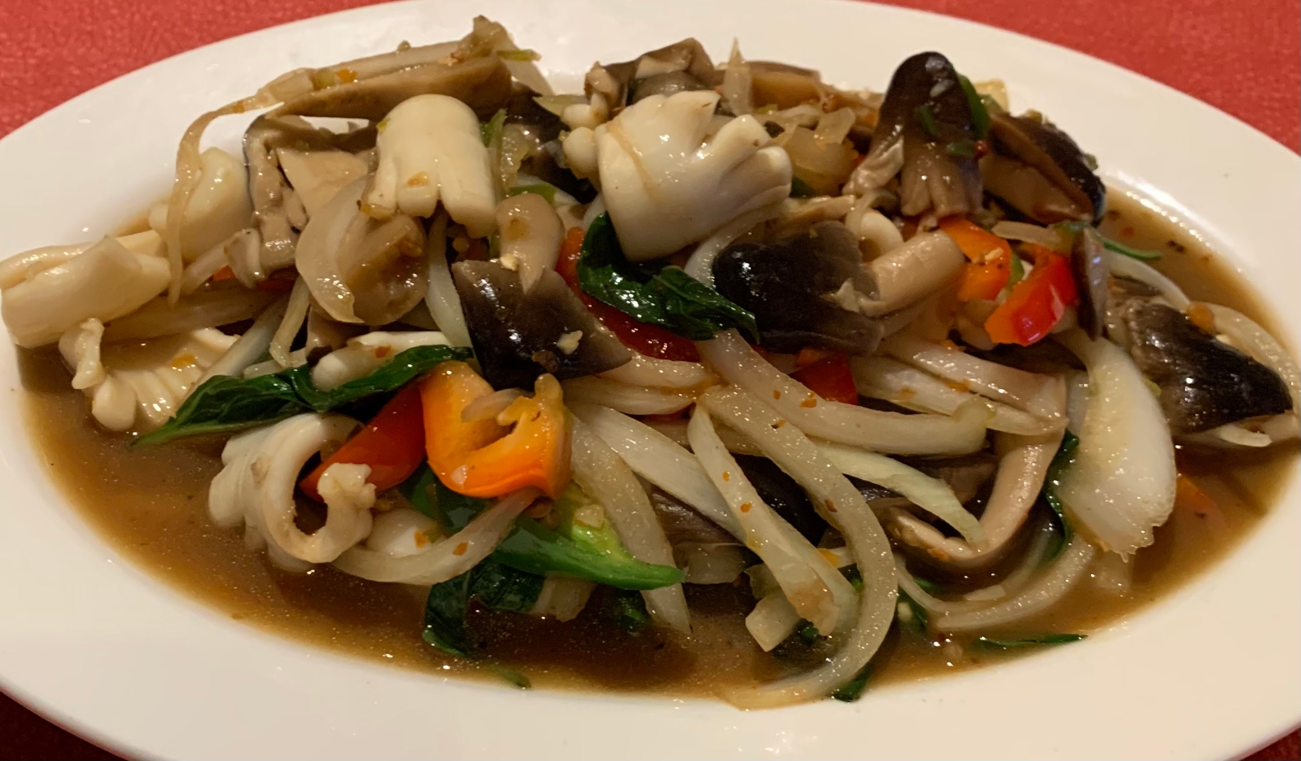 Basil Squid | Thai Garden